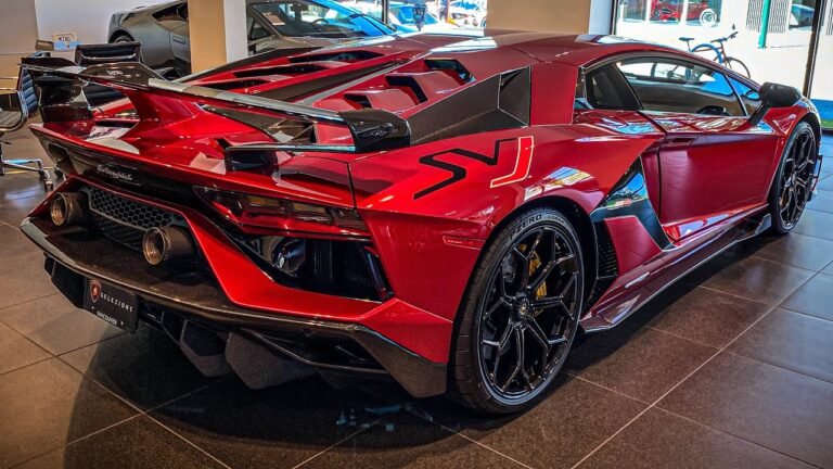 Lamborghini Aventador SVJ: 770 HP V12 Supercar with Record-Breaking ...